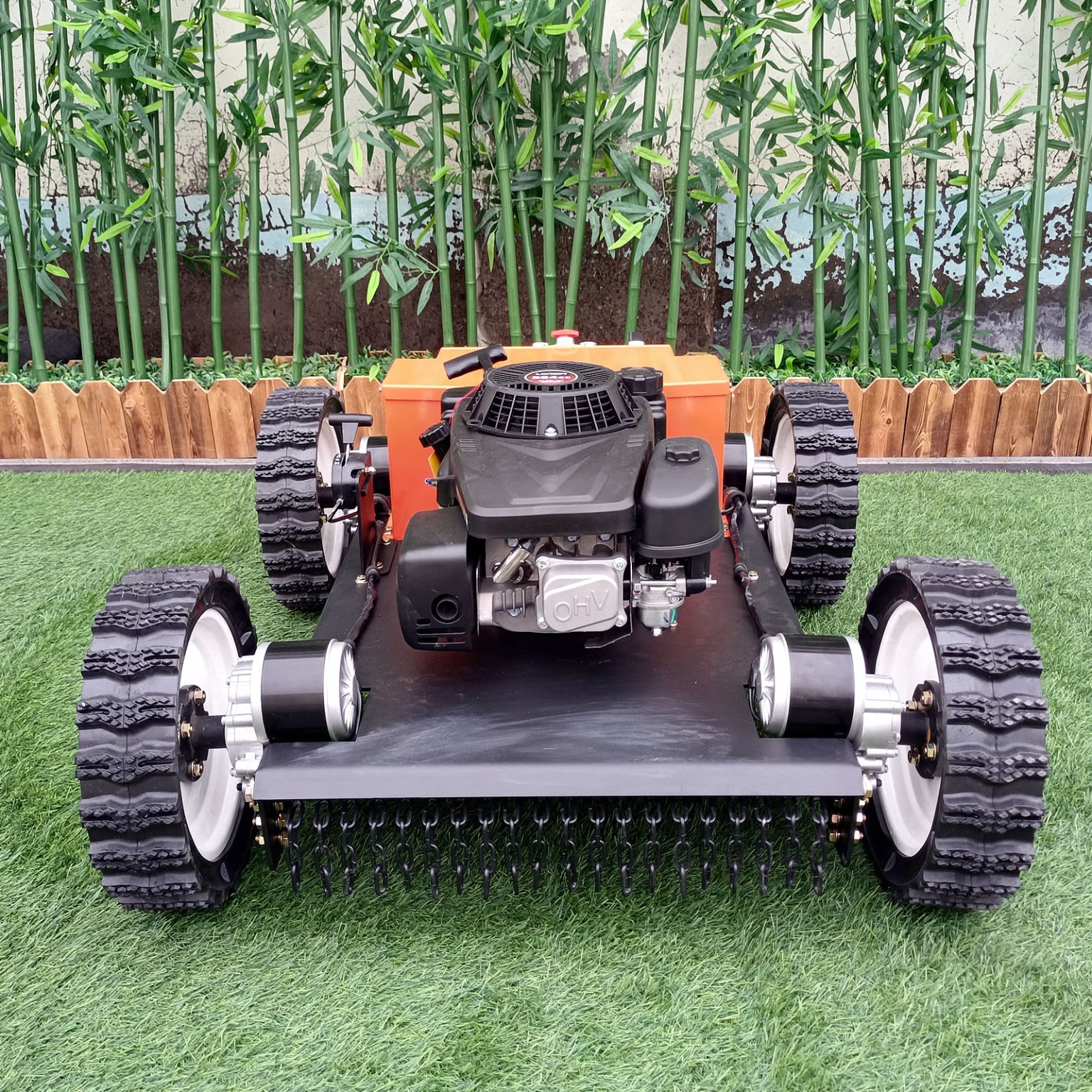 Remote Operated Wheeled Robotic Mower (VTW550-90) 85mm Cutting Height ...