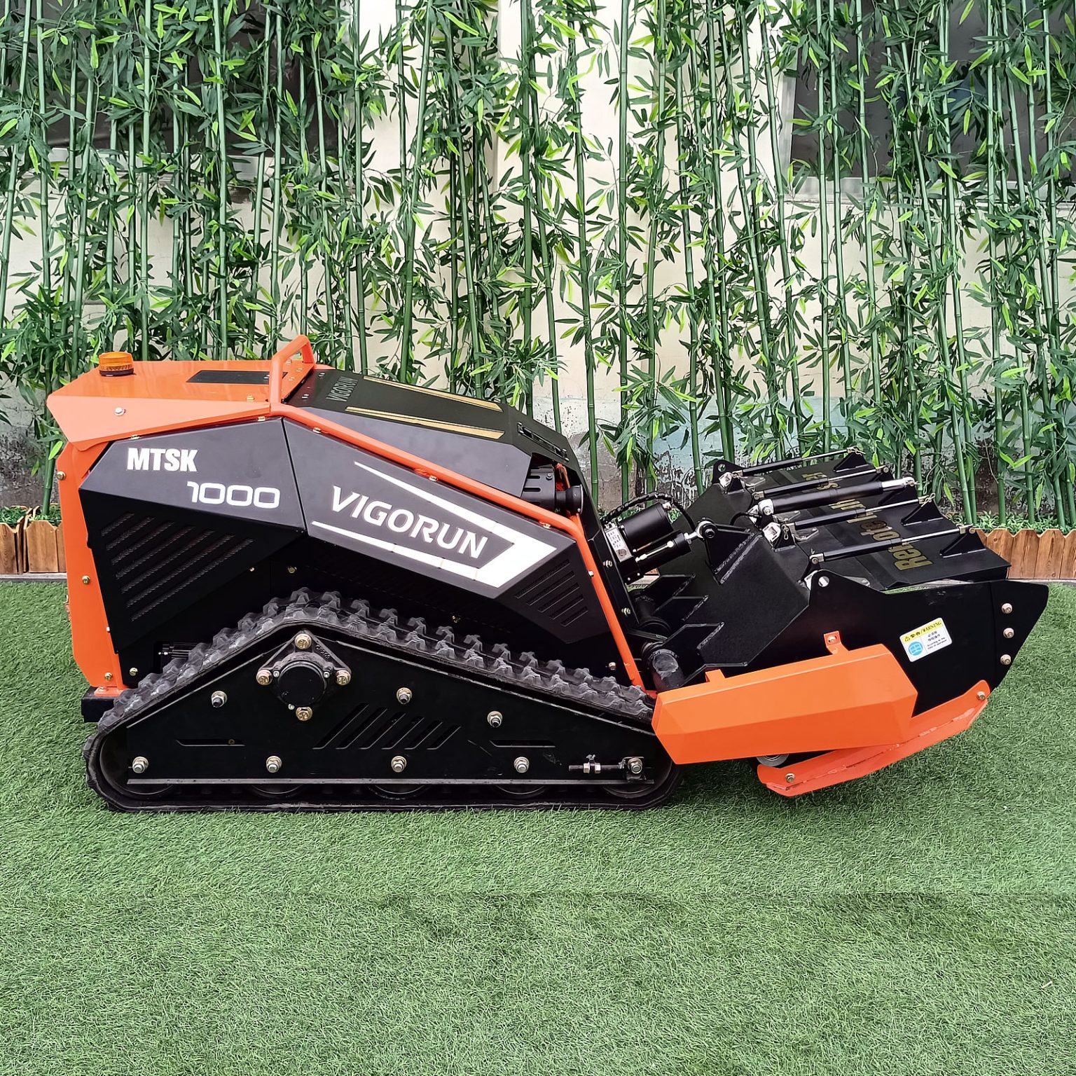 Remote control flail mower (MTSK1000 with flail mower) – Vigorun Mowing ...